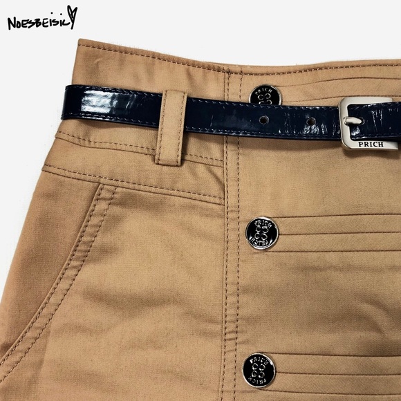 Prich | Skirts | Prich Preppy Belted Mini Skirt | Poshmark